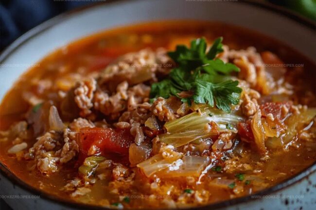 Hearty Low Carb Cabbage Soup Recipe for Cozy Evenings - Cook Easy Recipes