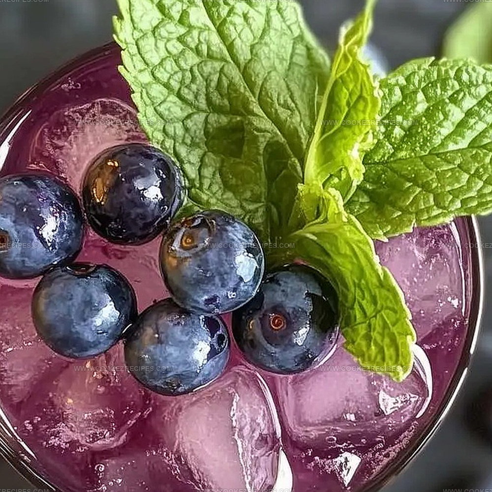 Sparkling Blueberry Ginger Mocktail Recipe Today - Cook Easy Recipes