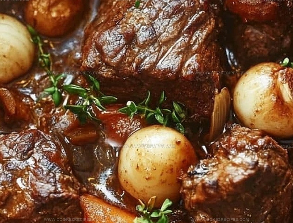 French Beef Bourguignon Recipe for Cold Night Comfort - Cook Easy Recipes