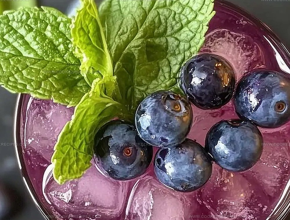 Sparkling Blueberry Ginger Mocktail Recipe Today - Cook Easy Recipes